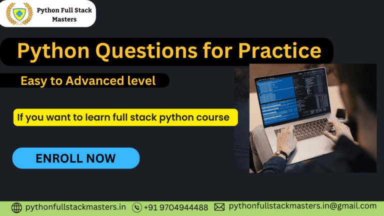 Master 50 Python Questions For Practice Easy To Advanced